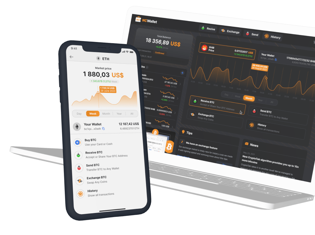 NC Wallet | The world's first commission-free crypto wallet