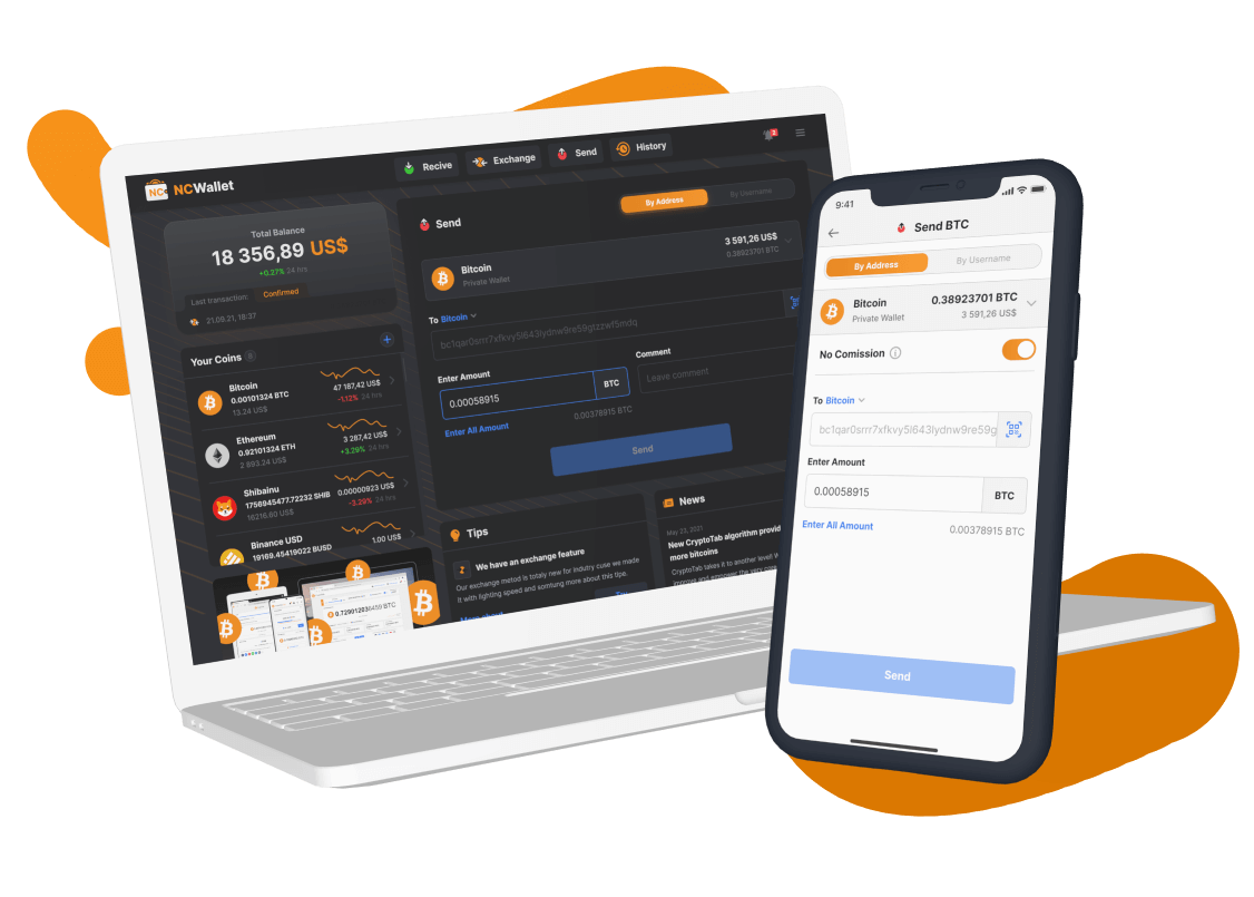 NC Wallet | The world's first commission-free crypto wallet